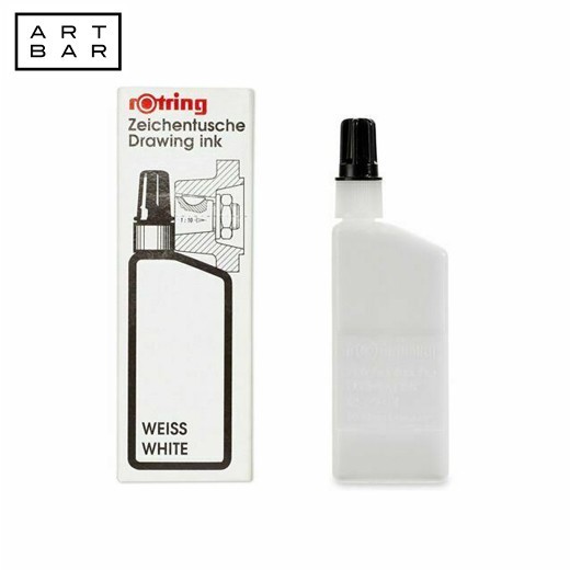 Rotring Drawing Ink 591003, White - Art Bar PH | Shopee Philippines