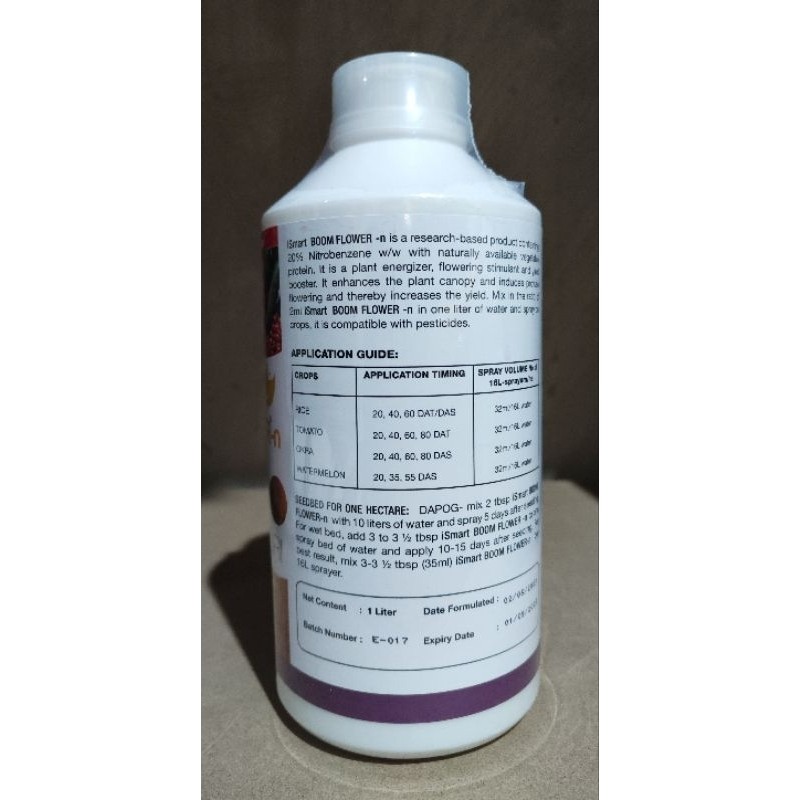 iSmart Boom Flower-n - 1L / Foliar Fertilizer | Shopee Philippines