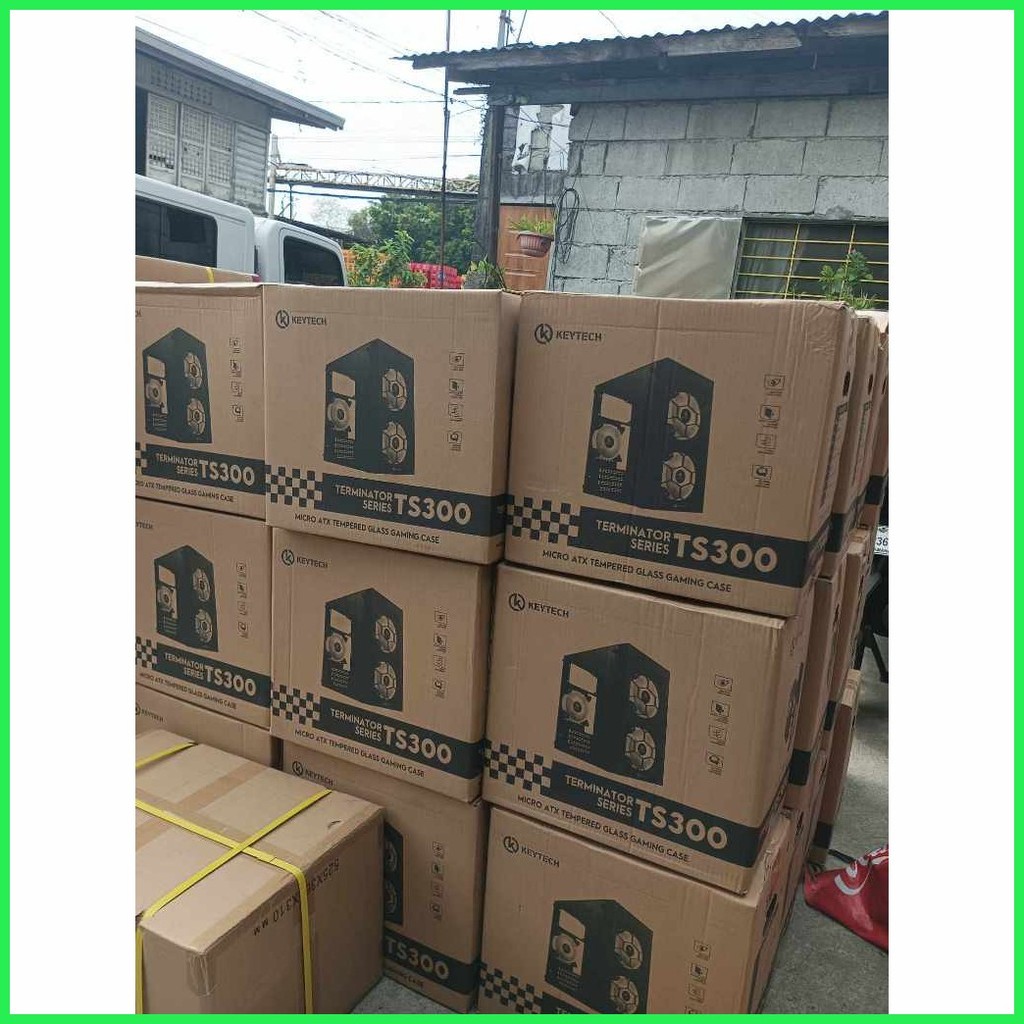 ☑ KEYTECH TS300 Tempered Glass Desktop Case MICRO ATX , MINI ATX CASE ...