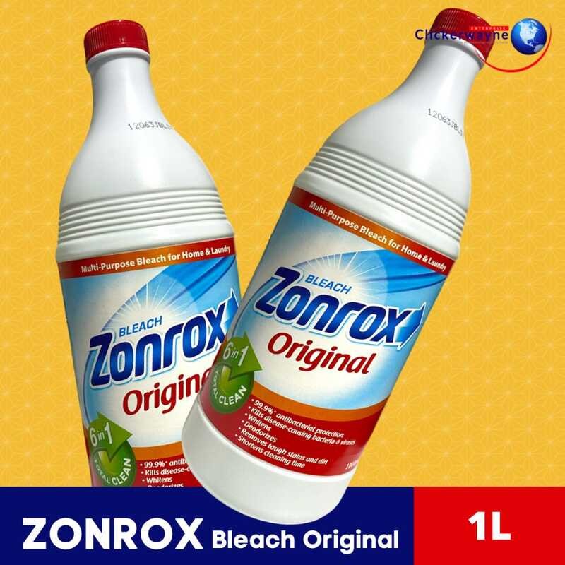 Zonrox Bleach Original 1000Ml 6-In-1 Total Clean C3e 606 | Shopee ...