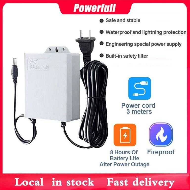 V380 PRO 12V 1.5A Uninterruptible Power Supply Mini UPS Battery Backup For Wifi Router Modem ...