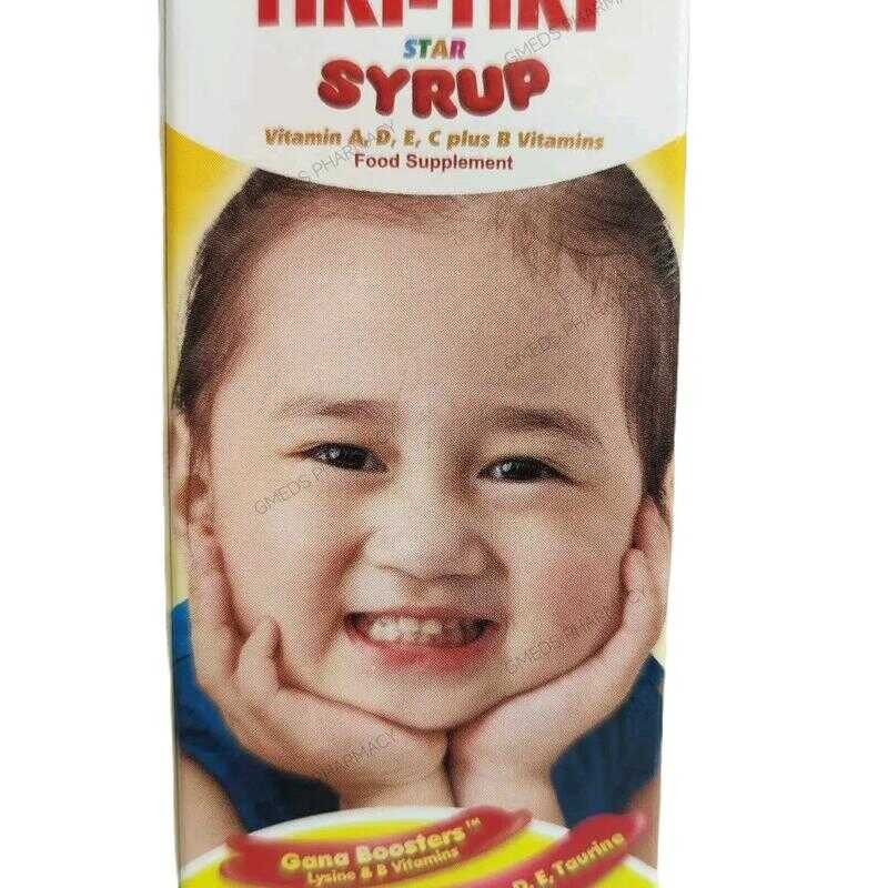 TIKI STAR SYRUP (60Ml & 120Ml) CHILDRENS HEALTHY APPETITE Vitamins Supplement HEALTHCARE 8Ec D2a ...
