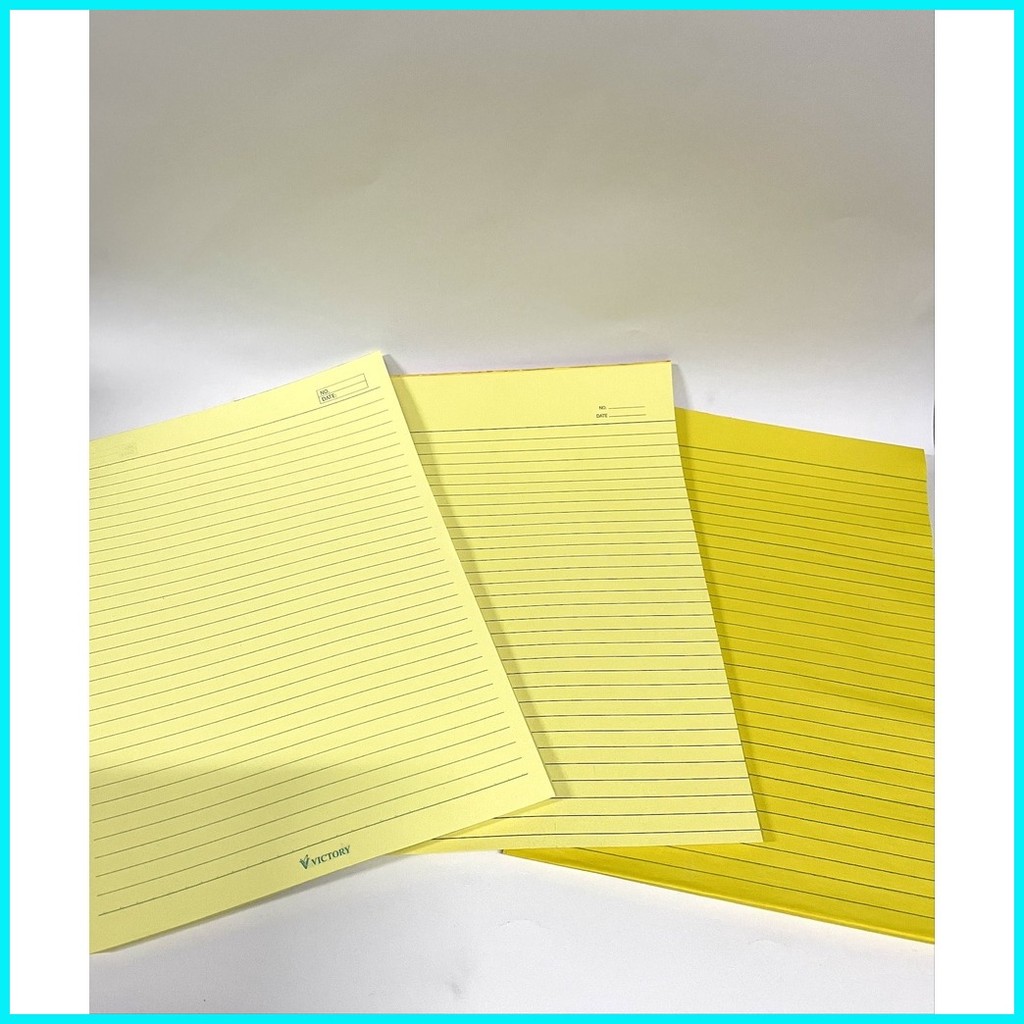Yellow Pad Paper Long Writing Pad Sold per ream (10pads) Victory l ...