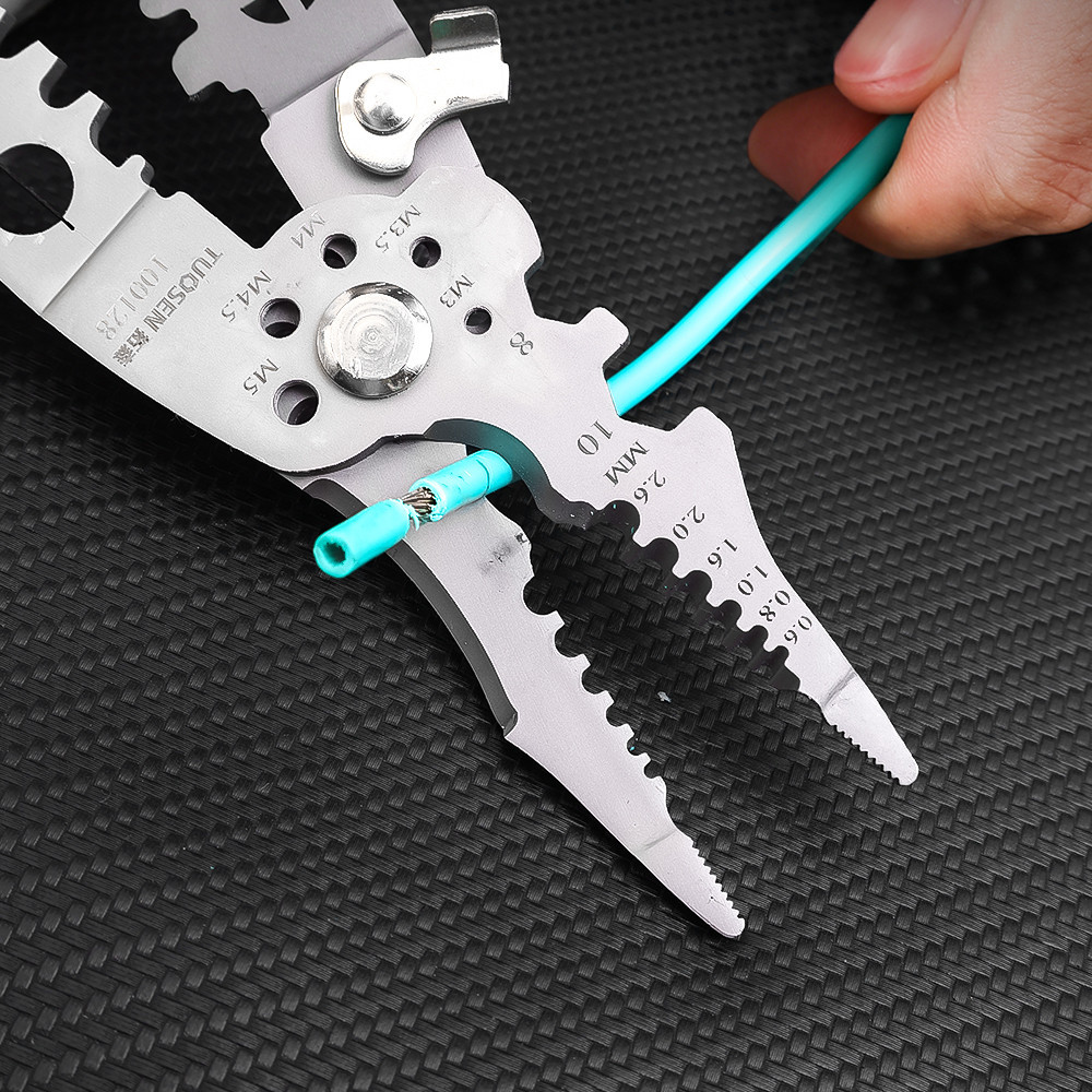 Adjustable Automatic Wire Stripper - Electrical Wire Crimper Cable ...