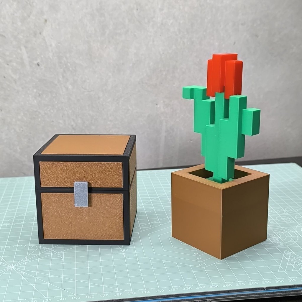 Minecraft Game Treasure Chest Box, Mincraft Niche Cos Instagram Storage ...