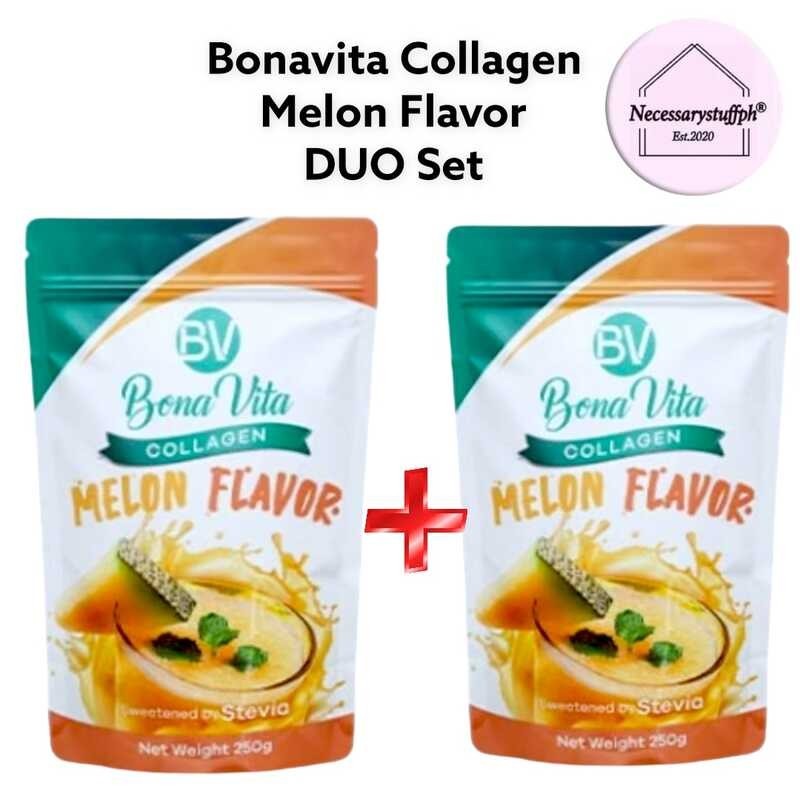 Bonavita DUO SET Collagen Inumin Melon Flavor (2 Pouches = 20 Sachets ...