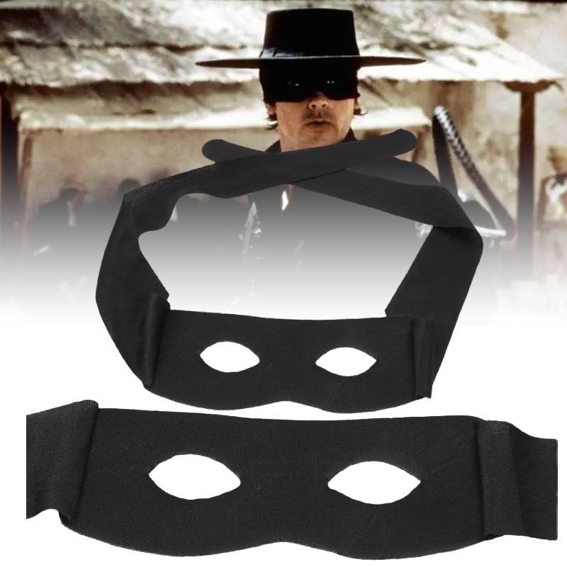 Zorro Eye Premium Mask For Spooky Halloween Costumes Soft Fabric Design ...