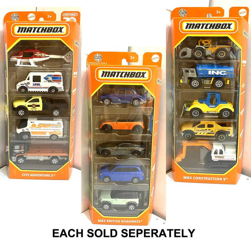 CITY MATCHBOX HERO 5-Car PACK DIECAST COLLECTOR CARS (1Pack Lamang ...