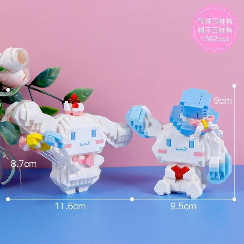 keeppley Cinnamoroll Building Blocks Unicorn Assemble Bricks Kawaii ...
