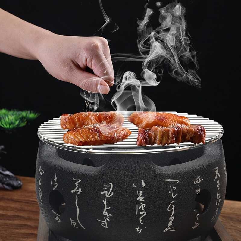 Style · Portable BBQ Grill Table Top Barbecue Japanese Food Charcoal ...