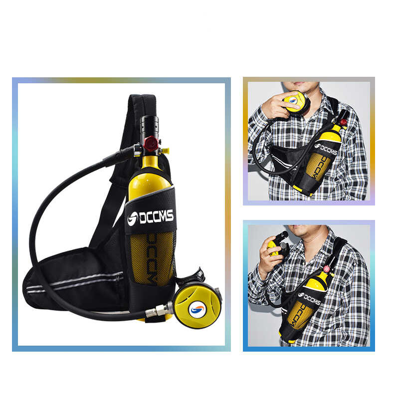 C2 Mini Oxygen Tank, Portable Scuba Diving Equipment, Refillable Design ...