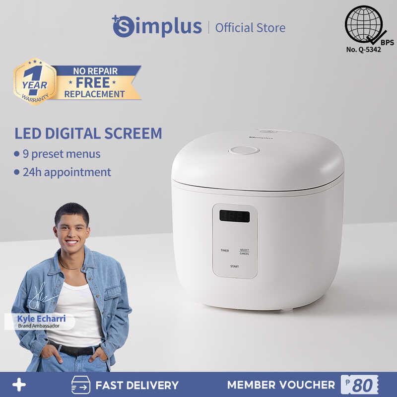 Simple Digital Electric 2L Large Capacity na may 24h Preset Timer Smart ...