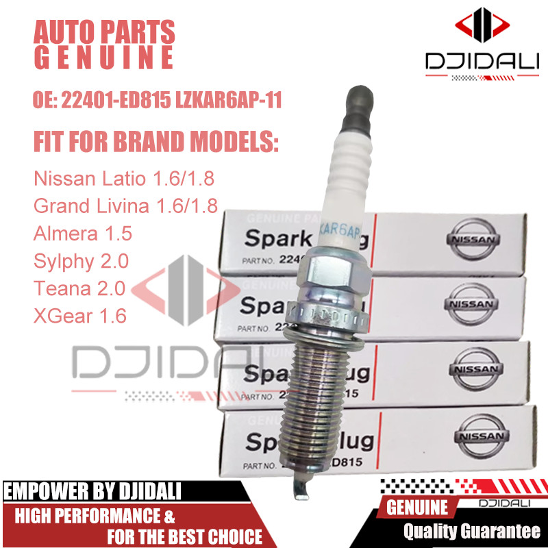 1PCS/4pcs Set NISSAN NGK LZKAR6AP-11 Iridium Spark Plugs for Almera ...
