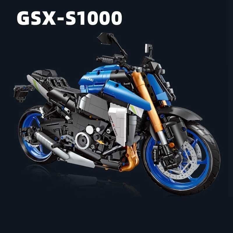 58014 2046Pcs City Tech Motorcycle Car Model Building Bloc MOC Racing ...