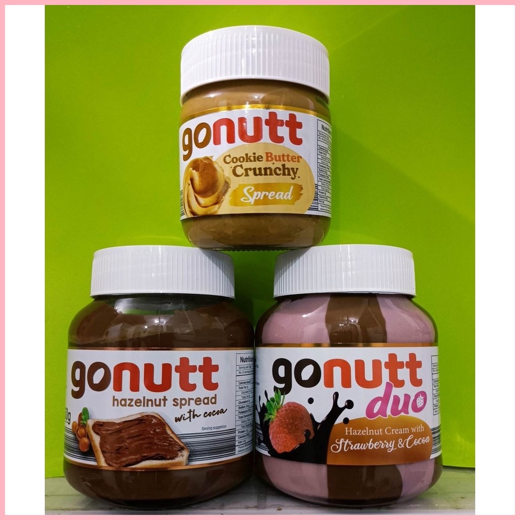 ⊕ GoNutt Hazelnut Spread 200g-350g (Chocolate Spread) | Shopee Philippines