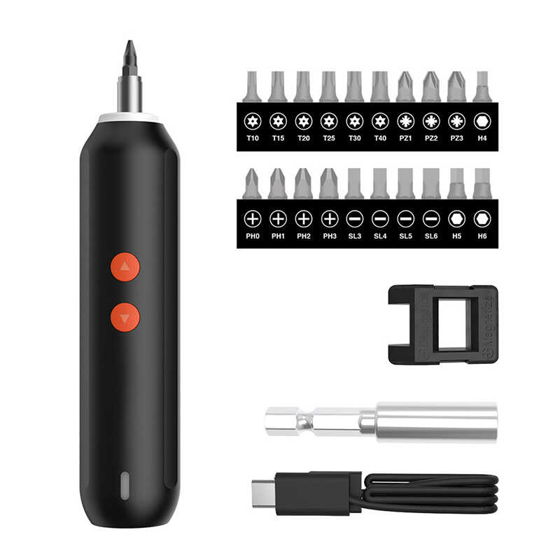 3.7V Mini Cordless Screwdriver Set Rechargeable Lithium Electric Repair ...