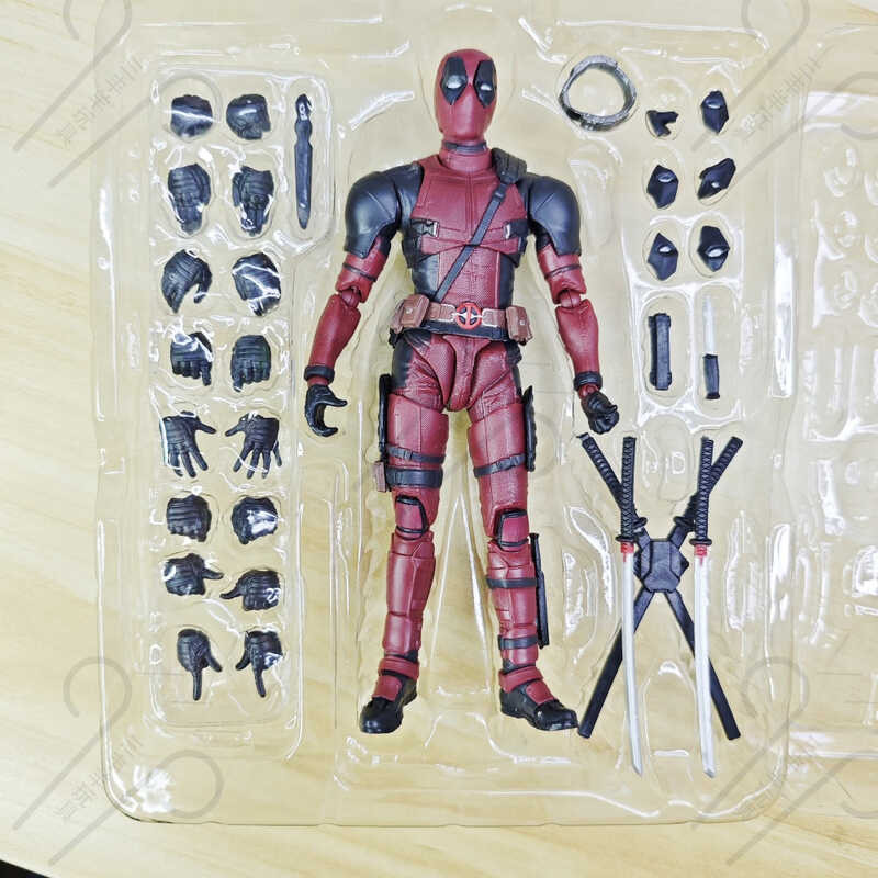 Aa SHF X-Man Deadpool High Quality Articulate Joints Moveable Action ...