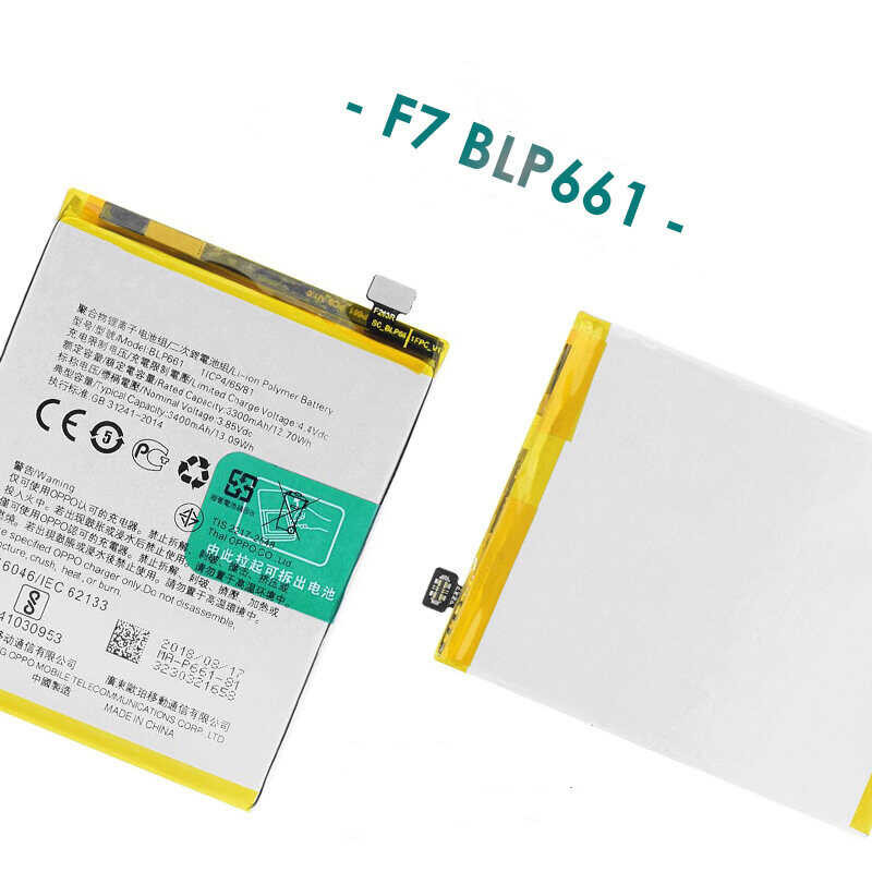 1C Blp661 Baterya PARA OPPO F7 (3300 Mah) | Shopee Philippines