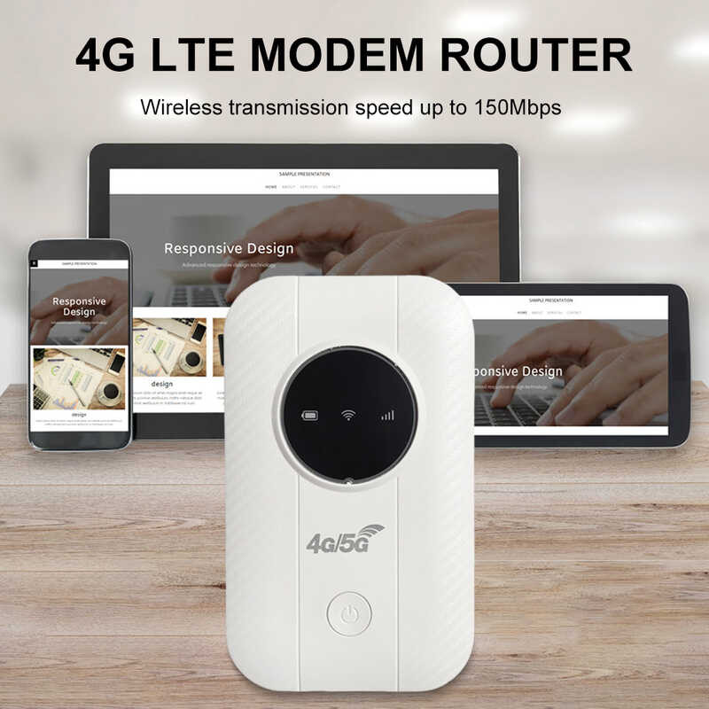 Lte 4G Router Wireless Wifi Portable Modem Mini Outdoor Hotspot Pocket ...