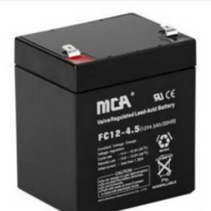 MCA battery 12V4.5AH built-in/access control/elevator/street light FC12-4.5 machine room UPS ...