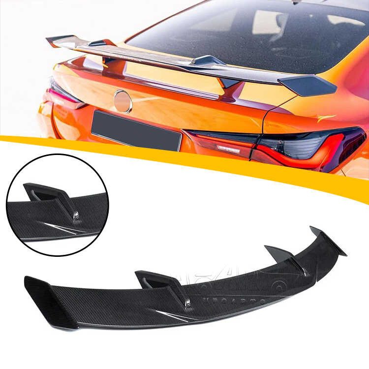 45 Car Vehicle Accessories ABS Carbon Fiber MP Style M Performance Rear ...