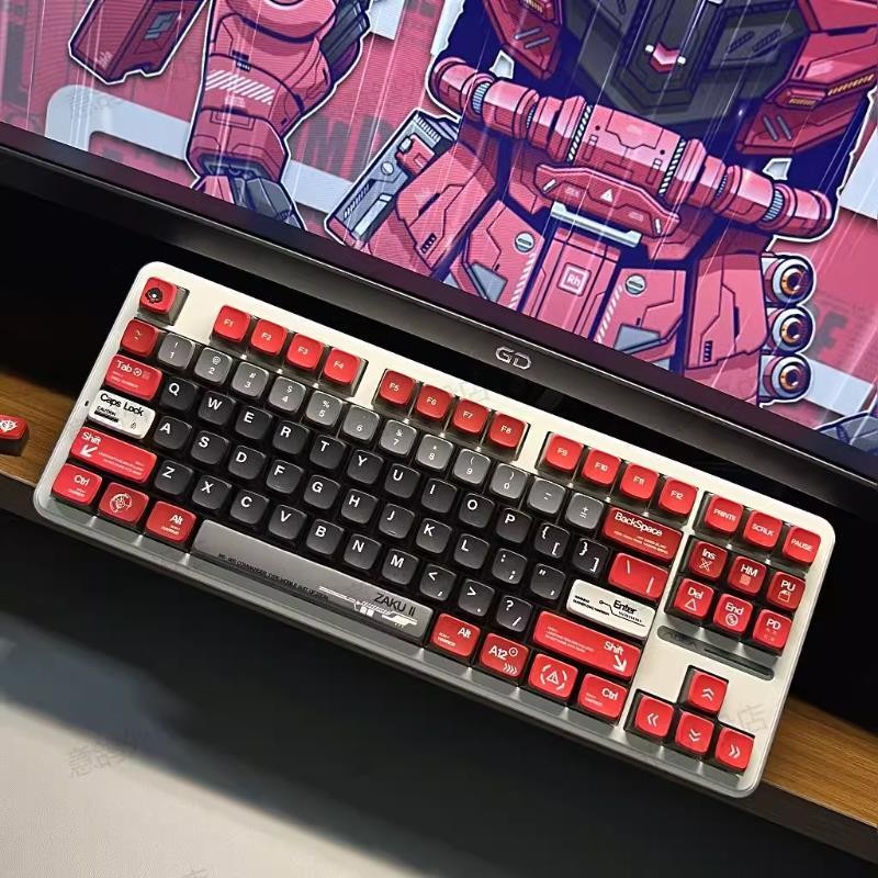 ZAKU Warrior Key Cap Side Transparent Five-Side ...