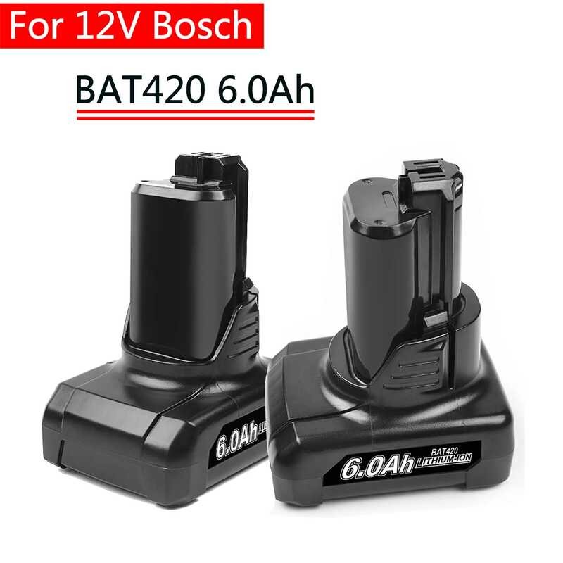 Para Sa Bosch 6Ah Lithium-Ion Battery Bat420 Bat411, Palitan Ang 12V ...