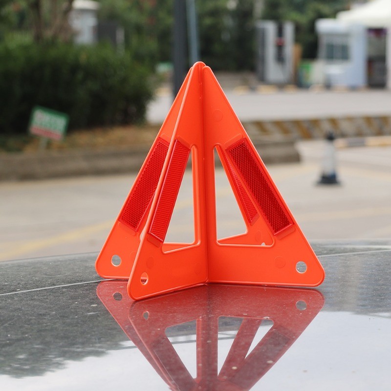 Automobile Triangle Warning Sign - Foldable Stop Sign Reflector - For ...