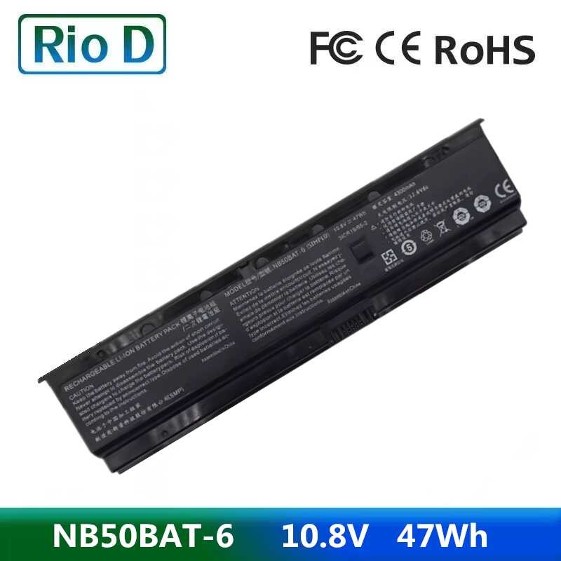 Laptop Nb50bat-6 Battery SHINELON HUIMIEZHE Dd2 For CLEVO Nb50tk1 ...