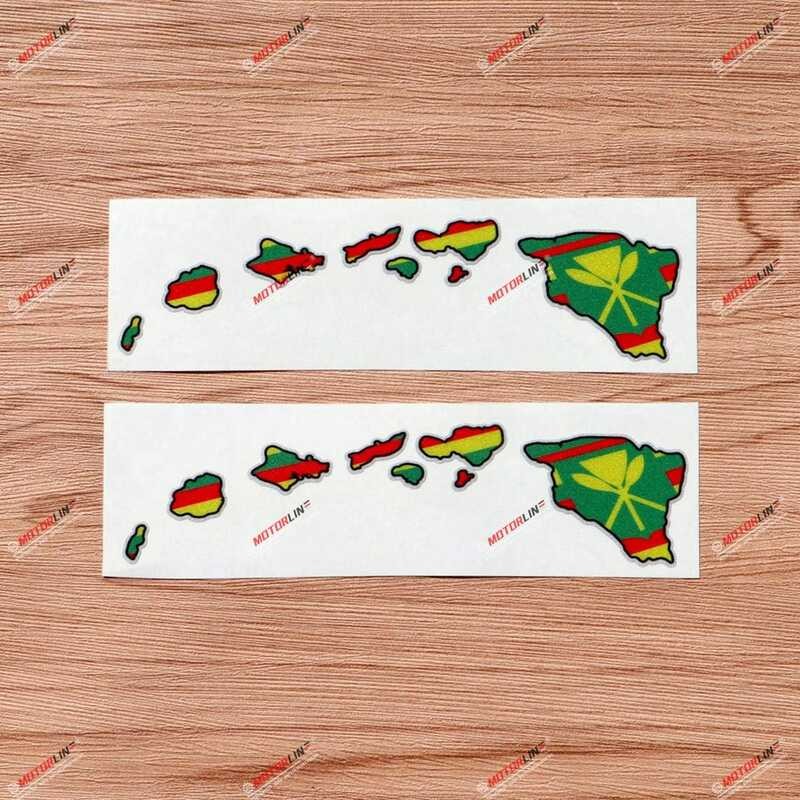 Kanaka Maori Hawaii Flag Map Hawaii Stickers Stiker Vinyl HI Life 2 ...