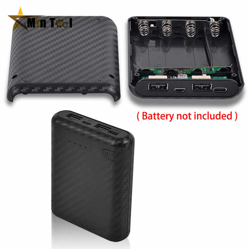 18650 Battery Box DIY Bank Charger Shell Charging Case Mini Solderless ...