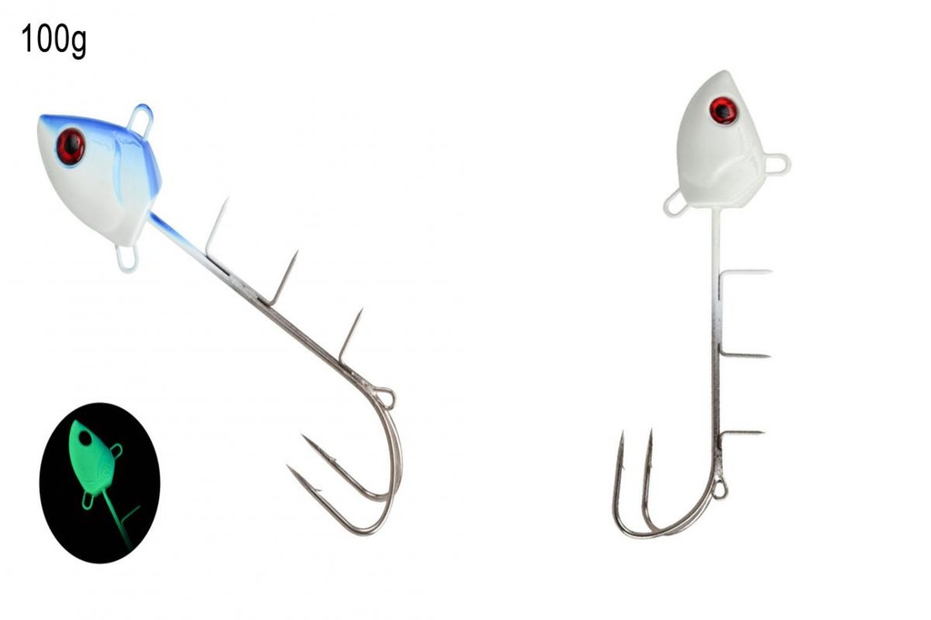 [AM] Herring Fishing Hook 80/100g Luminous Fish Head Hook Heavy Duty ...