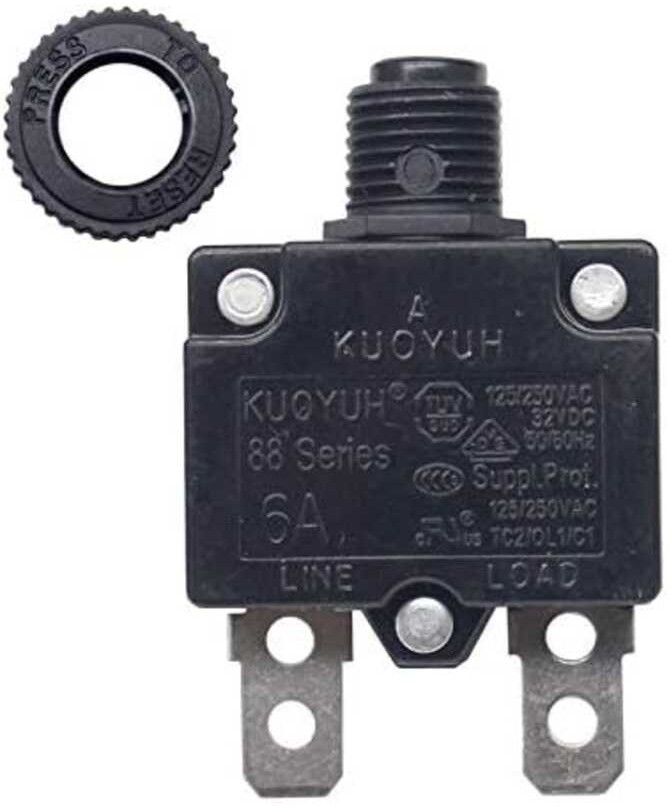 88 series KUOYUH 125 \/250VAC 32VDC 50 \/60Hz thermal overload circuit ...