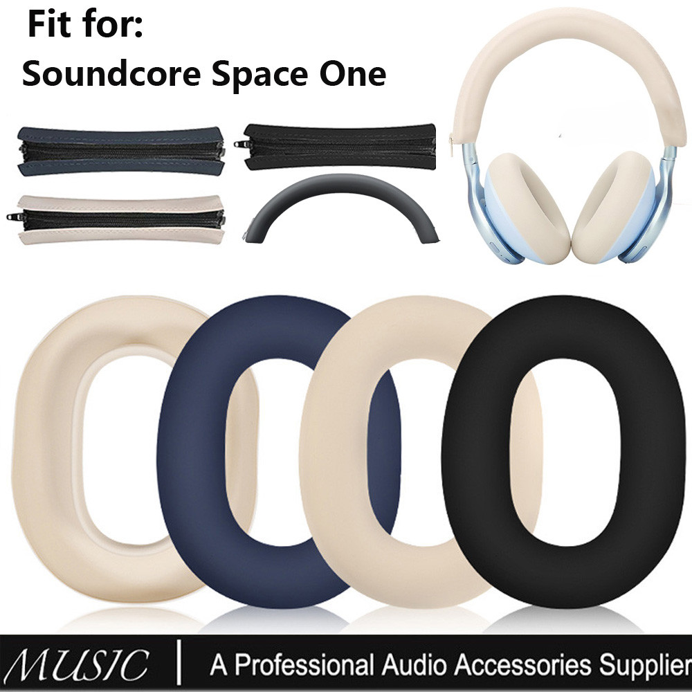 Silicone Ear Pads Covers for Anker Soundcore Space One Headphone ...