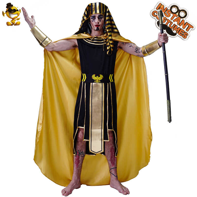 Tt Adult Men's Egyptian Pharaoh Masquerade Party Costume Cosplay ...