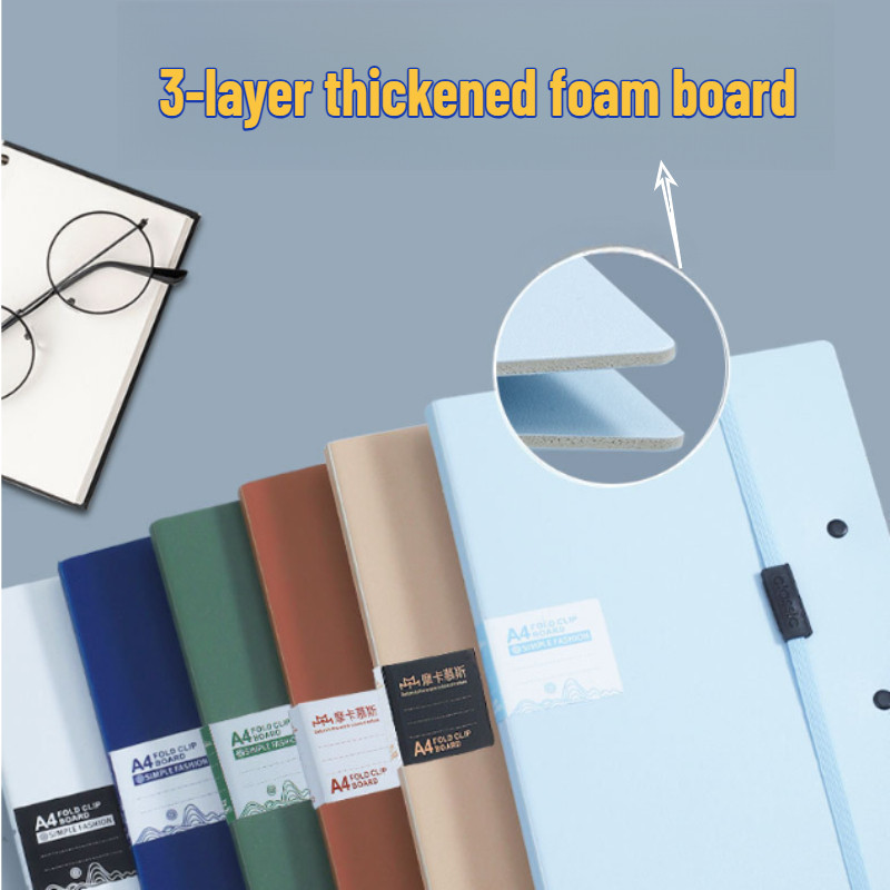 A5 Portable Clipboard Folder Foldable Clipboard with Cover Document ...