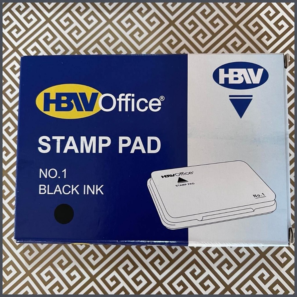 ۩ ♟ HBW Office STAMP PAD No. 1 (5.5 inches x 4 inches) | Shopee Philippines