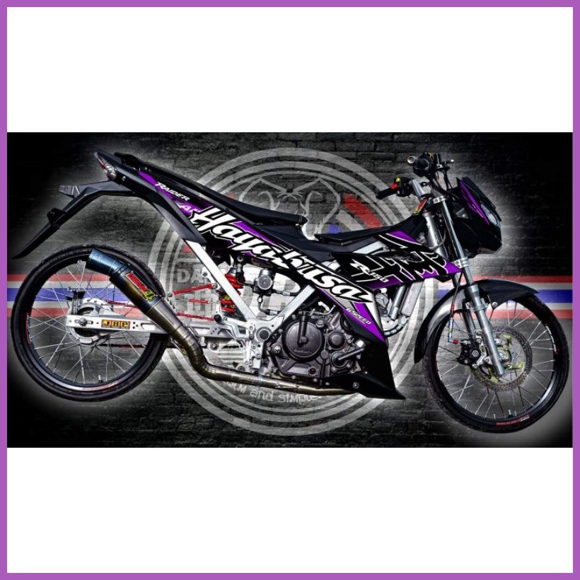 ⭐ Suzuki Raider 150 Fi Stock Size Decal (Hayabusa Design) | Shopee ...