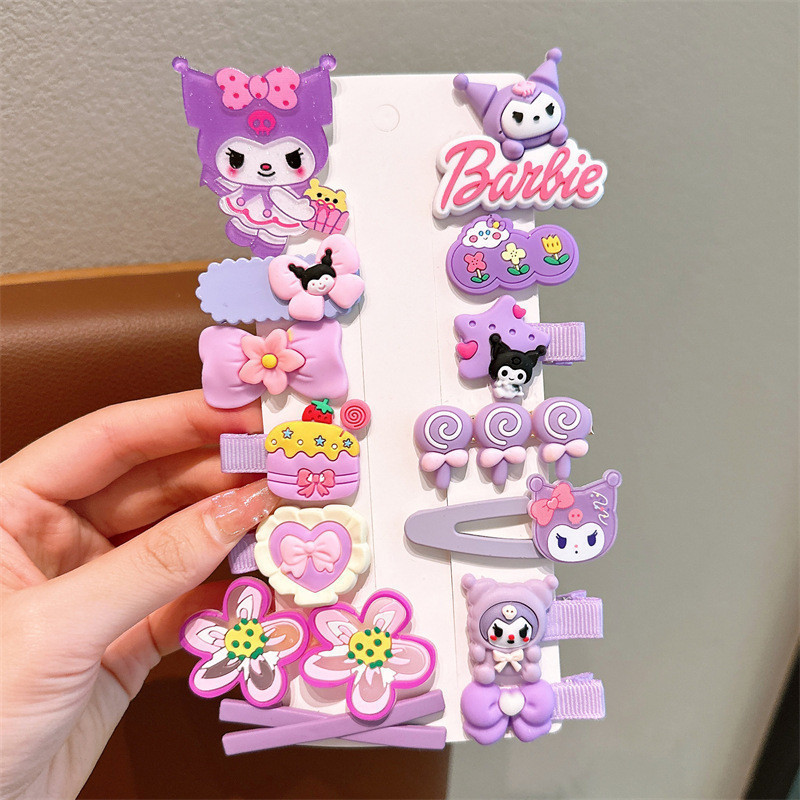 14 pieces/set of Black Hair card Children hair card Little girl hair ...