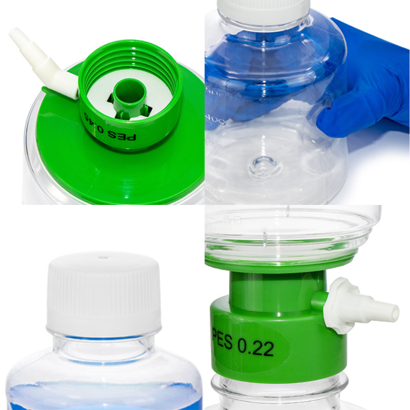 Disposable Receiver Bottle Vacuum Filter with Scale Sterilization ...