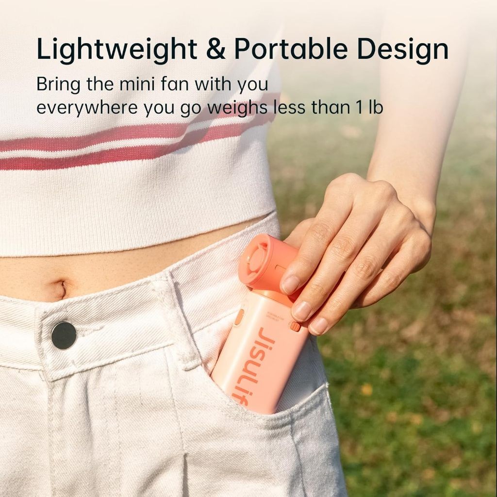 JISULIFE LIFE 9 Powerful Portable Turbo Fan - 5000mah / Rechargeable ...