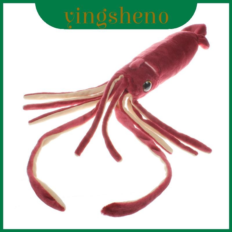 25" Ultra-soft Giant Marine Squid Plush Toy Realistic Stuffed Animal ...
