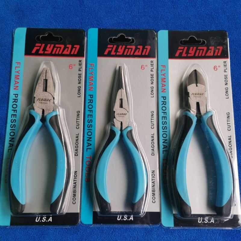 Original Flyman Pliers/Longnose/Cutter/6 Inches (Sold Per Piece ...
