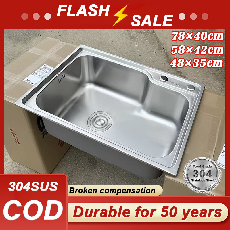 【Lightning delivery】lababo kitchen sink stainless Stainless Steel Free ...