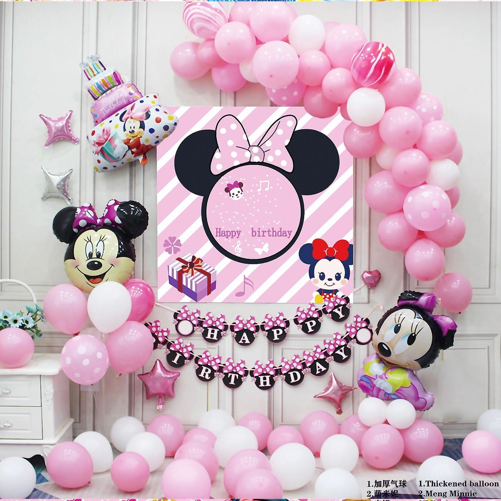 （in stock）Set Hello Kitty/Mickey Mouse/Spaceman theme happy birthday ...