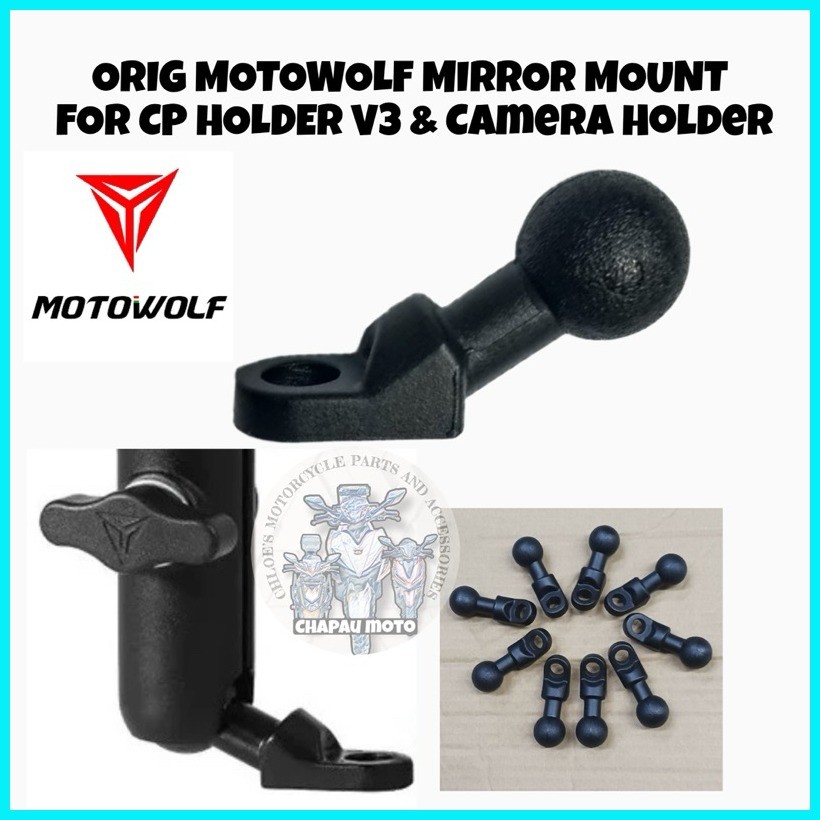 MOTOWOLF REPLACEMENT MOUNT ONLY for Motowolf V3 CP Holder & Motowolf ...