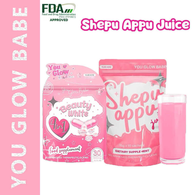13E You Glow Babe Shepu Appu Juice Drink | Beauty White Capsule ...