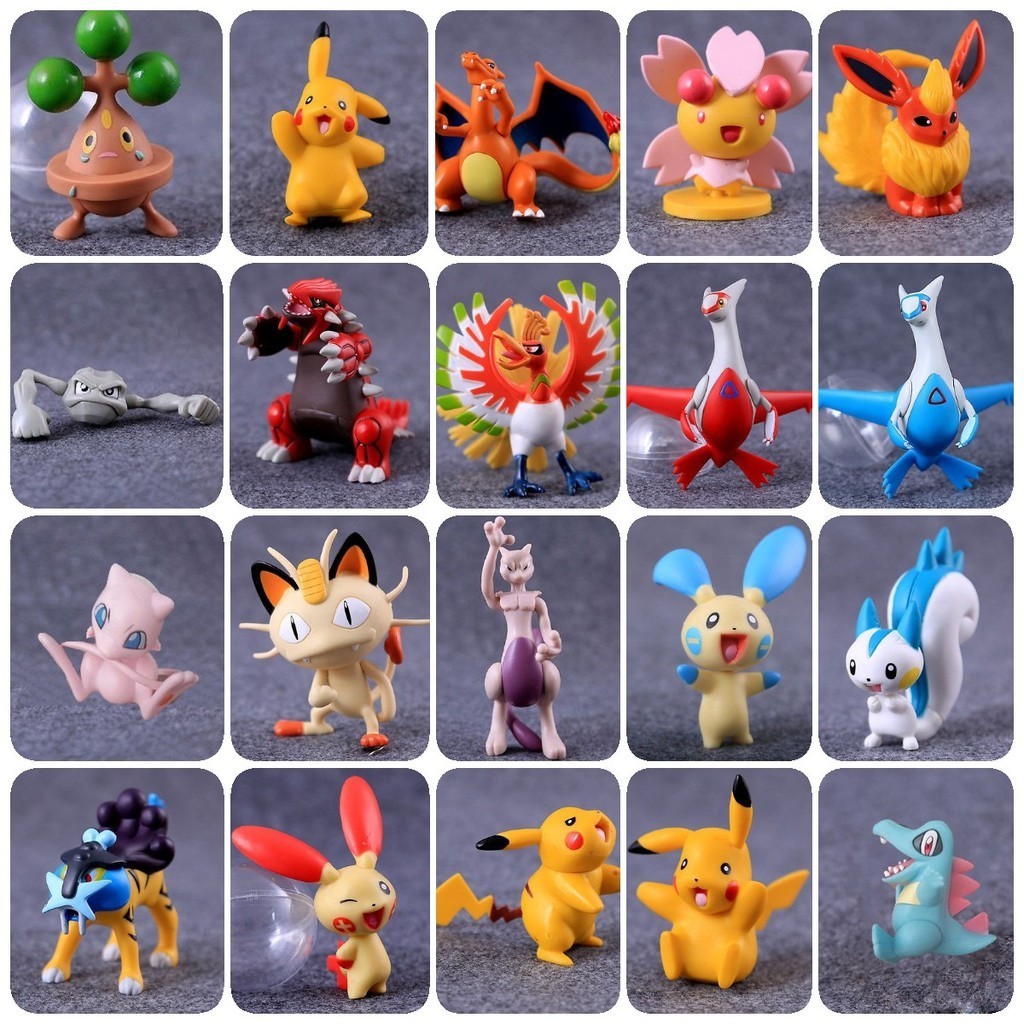 Highly Detailed Pvc Pokmon Figures 5-8cm Featuring Characters Popular ...