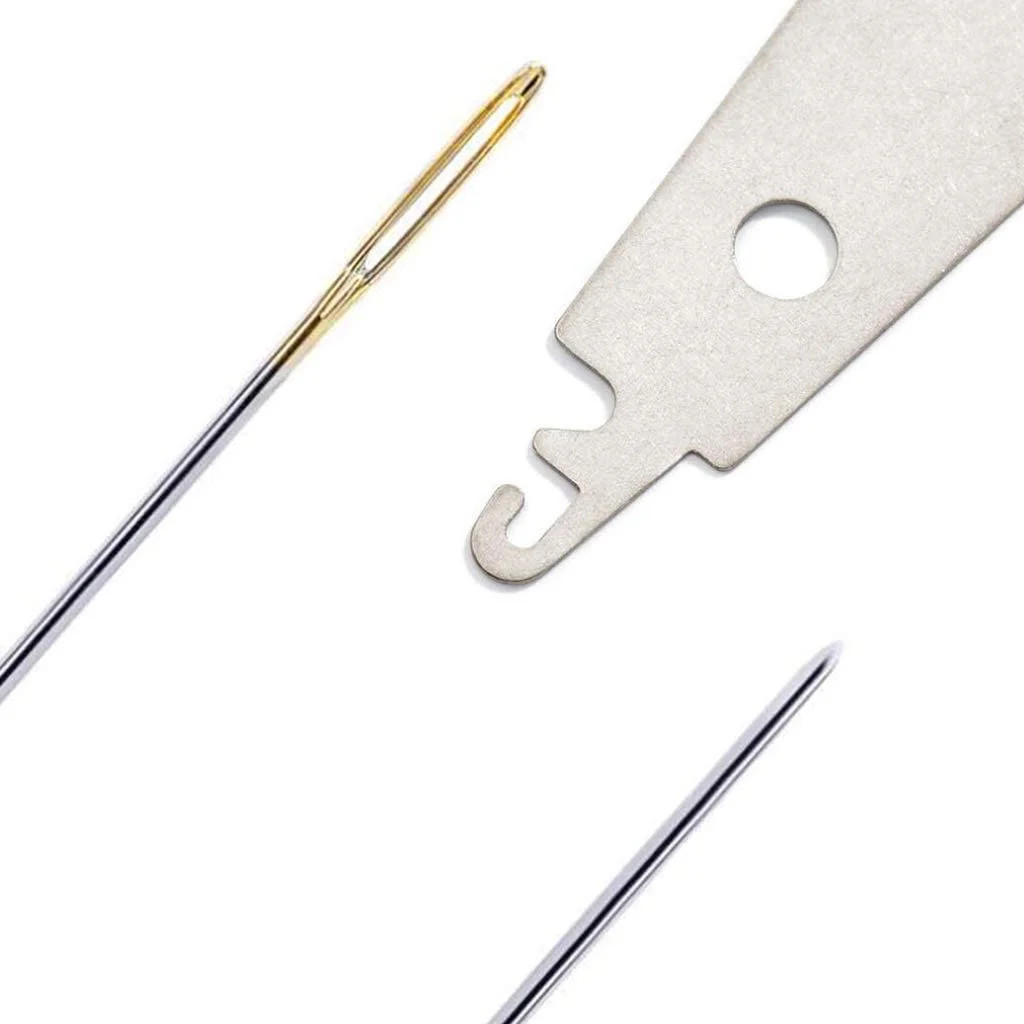 Multi-model Gold-tailed Cross stitch needles 30pcs Embroidery big eye ...