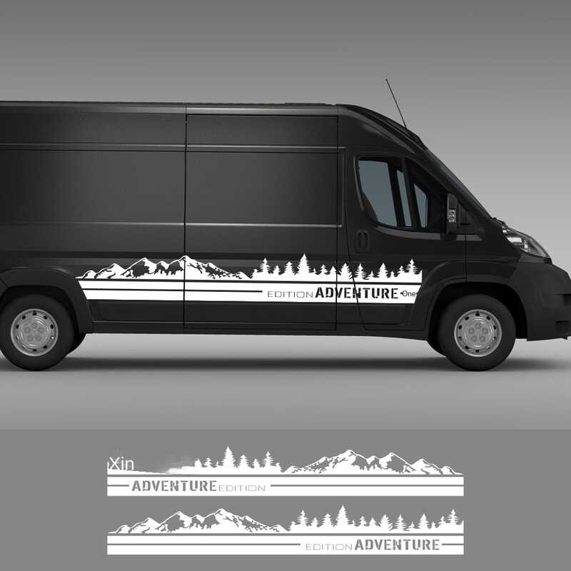 Door Side Van Stickers Para Sa Fiat Ducato Peugeot Boxer Citroen Jumper ...
